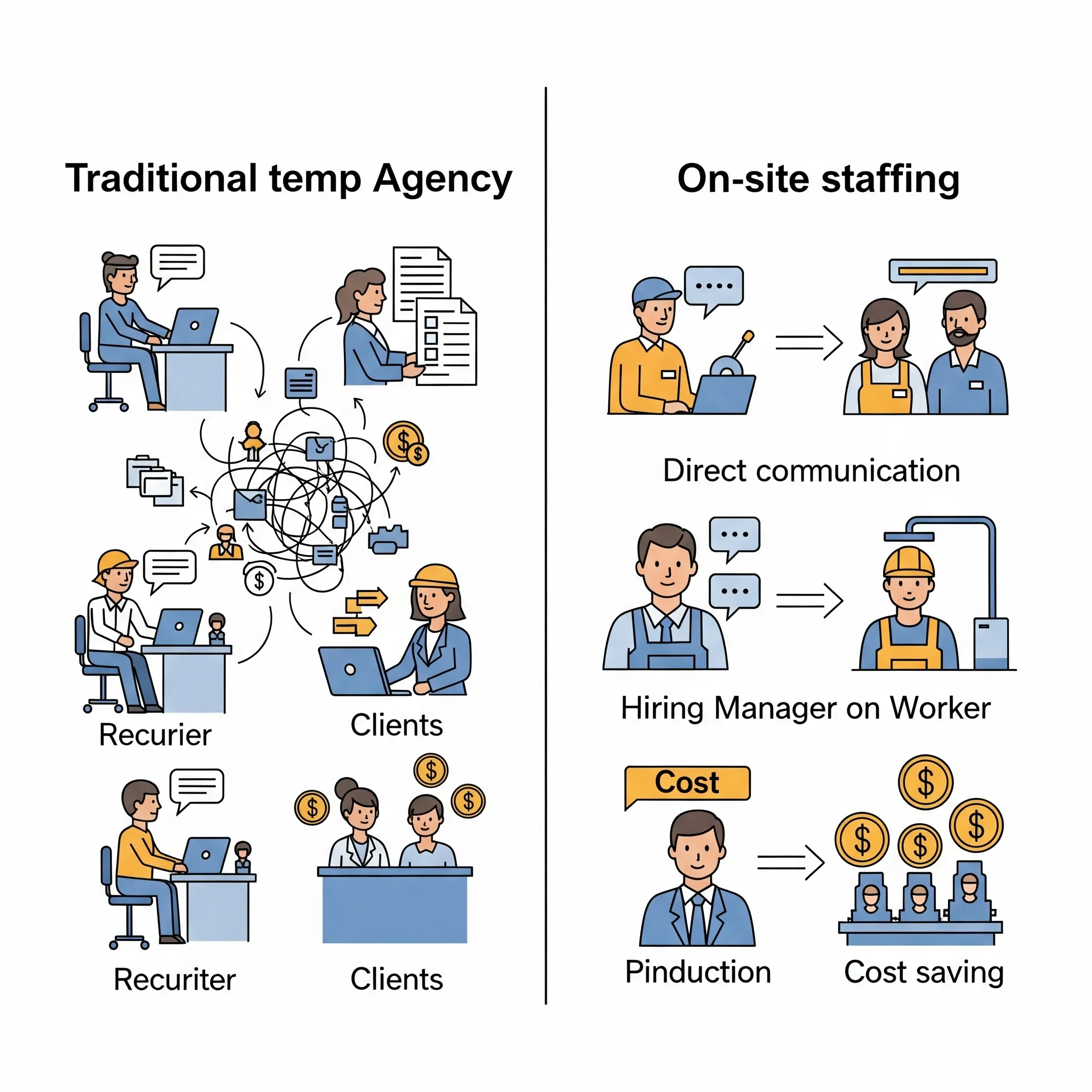 Hidden Costs: Temp Agencies vs. On-Site Staffing | Enterprise